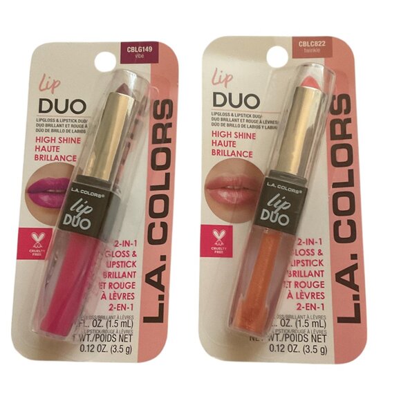 LA Colors | Makeup | La Colors Lip Duo High Shine 2 Pack Colors Wild ...